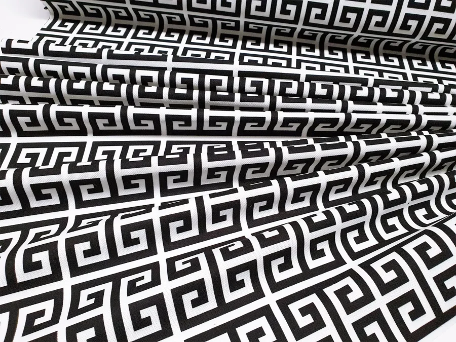 Greek Key Fabric - Havana Concept