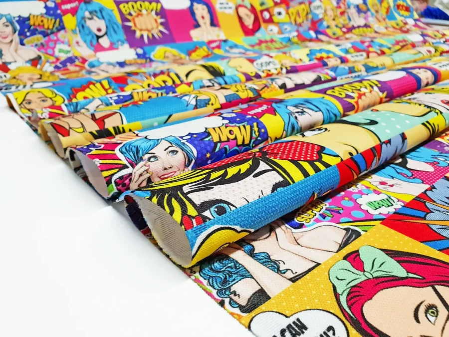 Pop Art Comic Book Fabric - Havana Concept