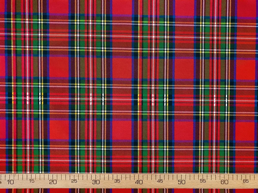 Royal Stewart Tartan Plaid Fabric - Havana Concept