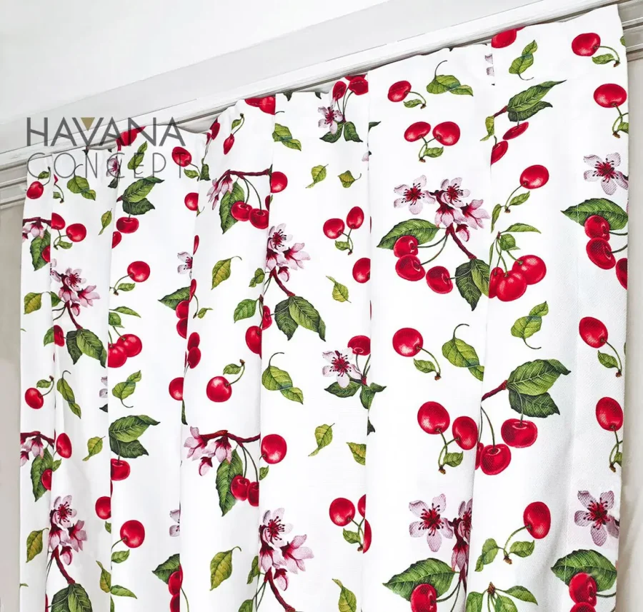 Cherry Print Fabric - Havana Concept