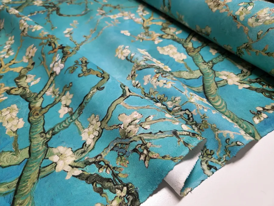 Van Gogh Almond Blossom Fabric - Havana Concept